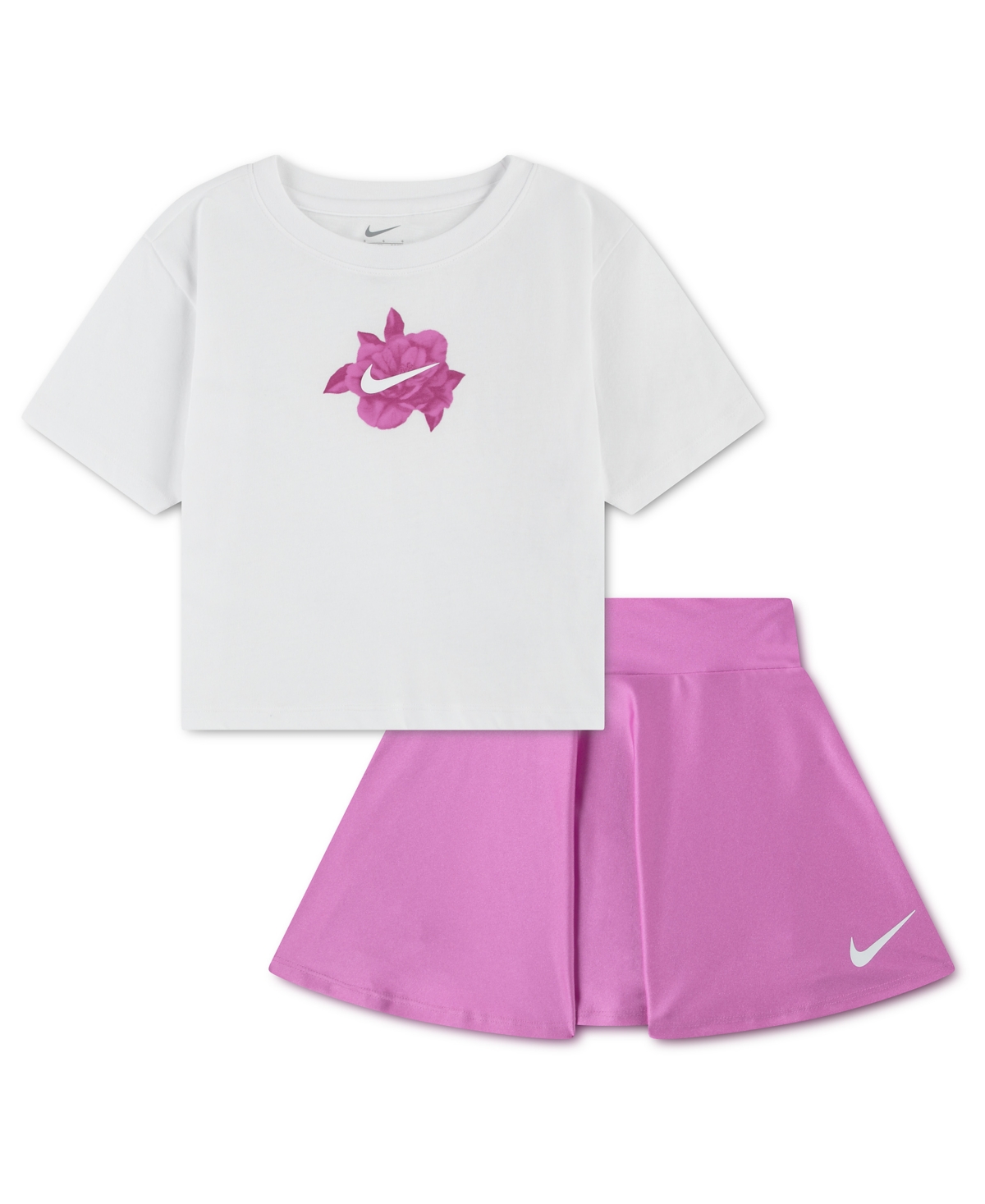 Click here for Nike Girls 4-6X Boxy Crewneck T-Shirt and Scooter... prices