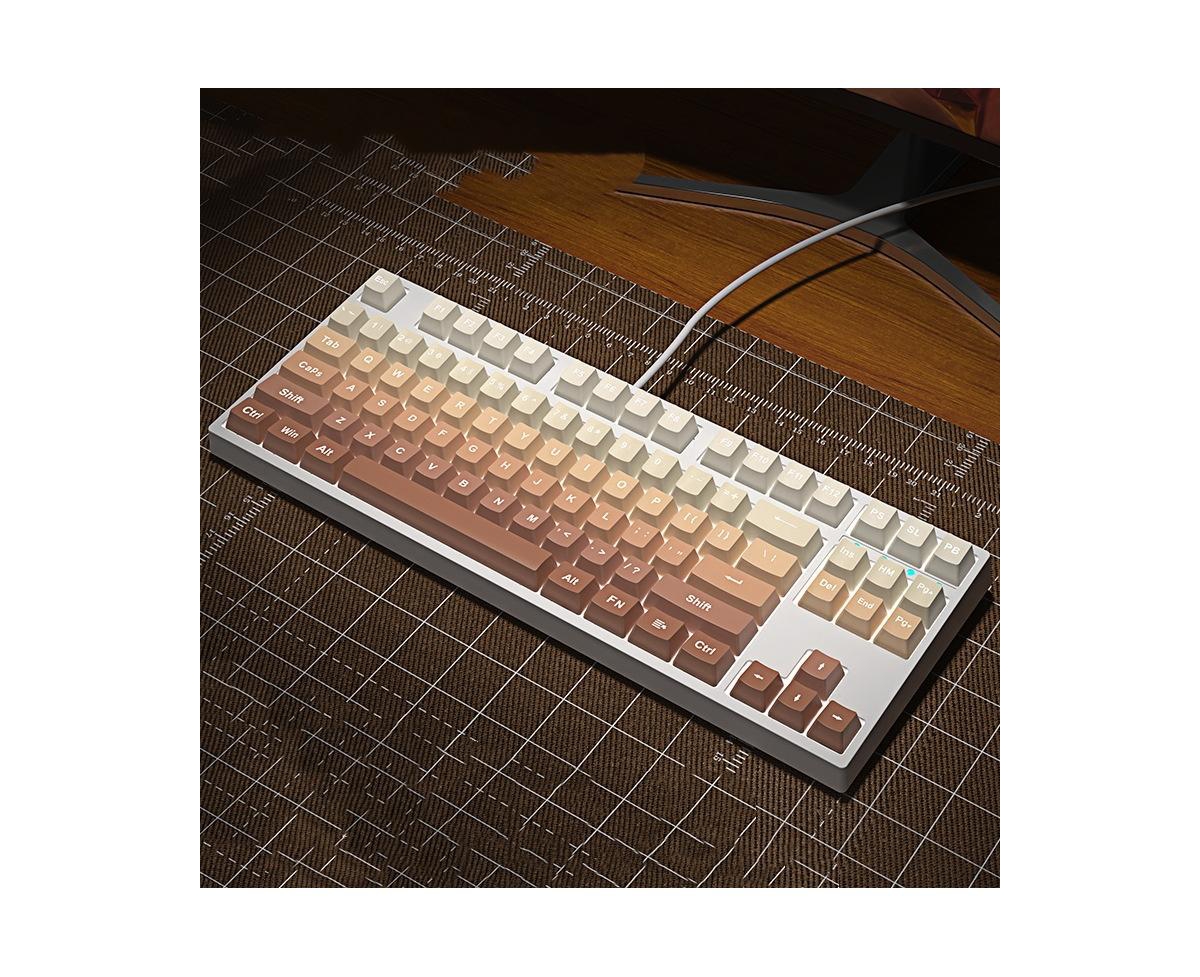 Click here for Risokeys 87-key wired mechanical keyboard: hot-swa... prices