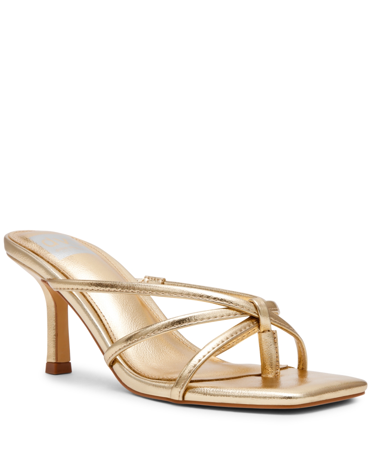 Click here for Dv Dolce Vita Womens Zini Strappy Kitten Heel Dres... prices