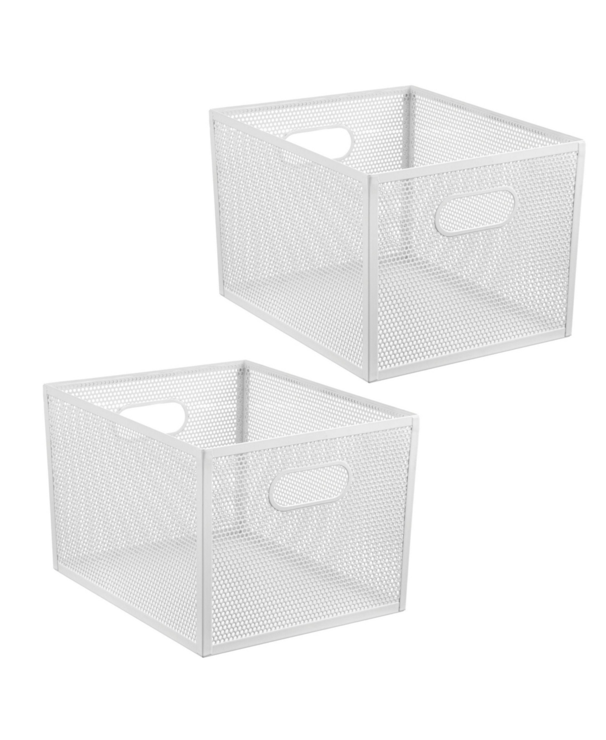 Click here for mDesign Perforated Metal Storage Bin with Handles... prices