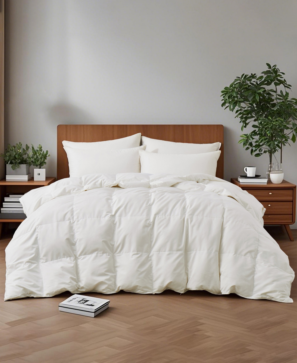 Click here for Unikome Goose Down Feather Fiber Comforter  Full/Q... prices