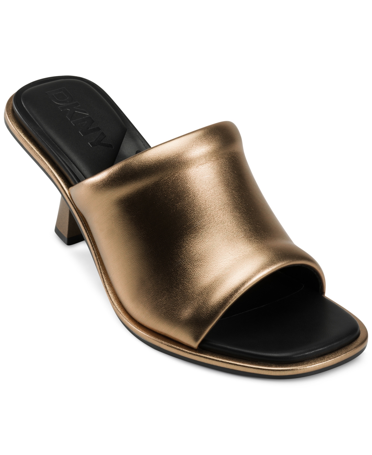 Click here for Dkny Womens Reading Slide Sandals - Bronze prices