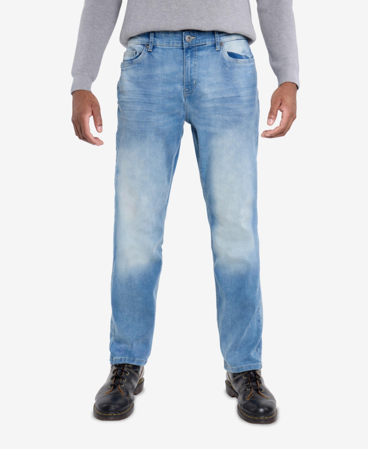 Click here for Cultura Mens Pieced Pockets Slim Fit Jeans - Light... prices