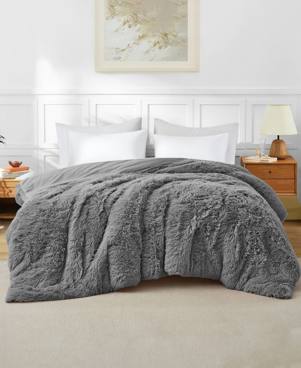 Click here for Unikome Plush Down Alternative Comforter  King - G... prices