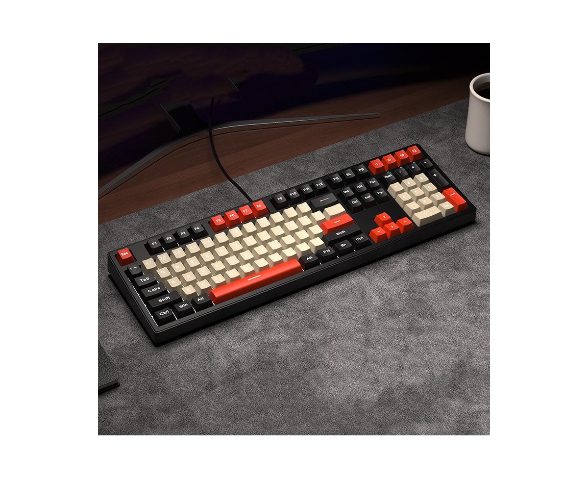 Click here for Risokeys 108-key wired mechanical keyboard: hot-sw... prices