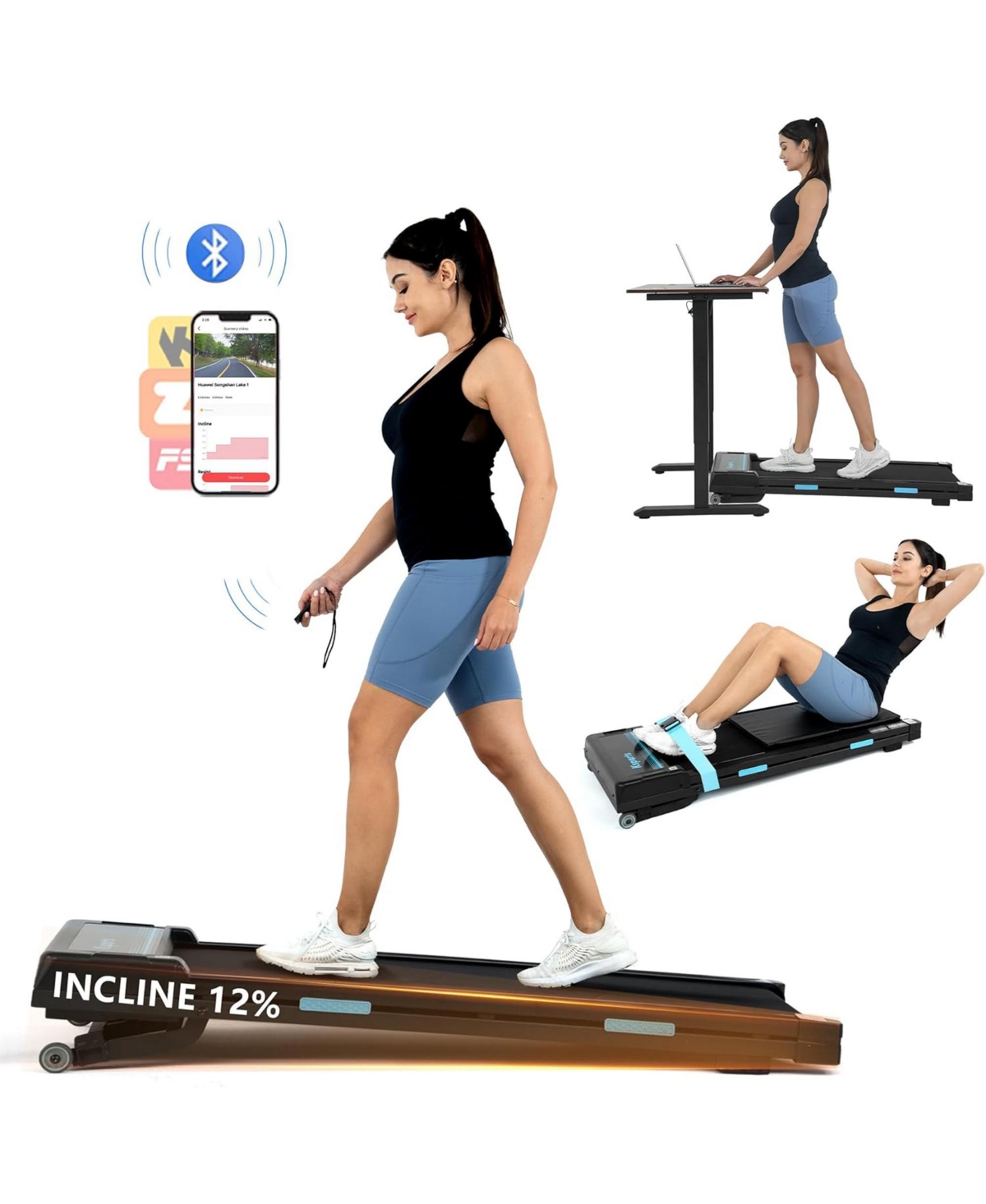 Click here for Ksports Under Desk Walking Pad Treadmill with Auto... prices