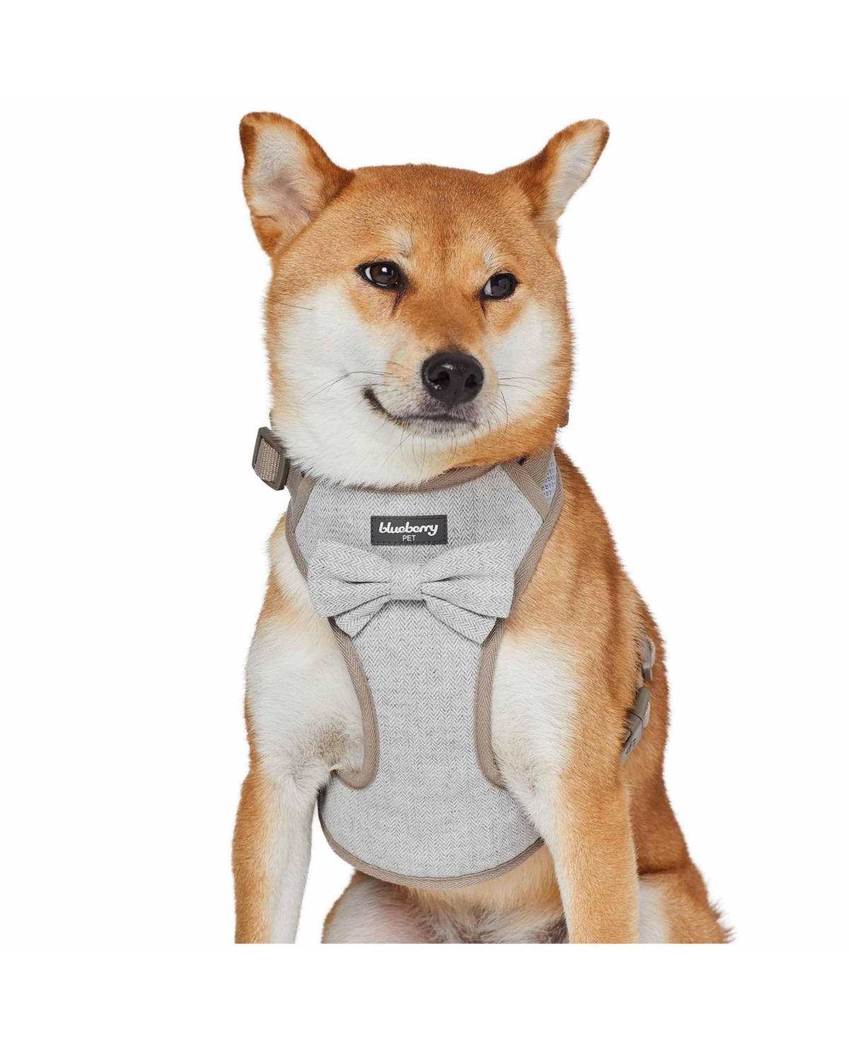 Click here for Blueberry Pet Textured Tweed Dog Harness Vest - Gr... prices