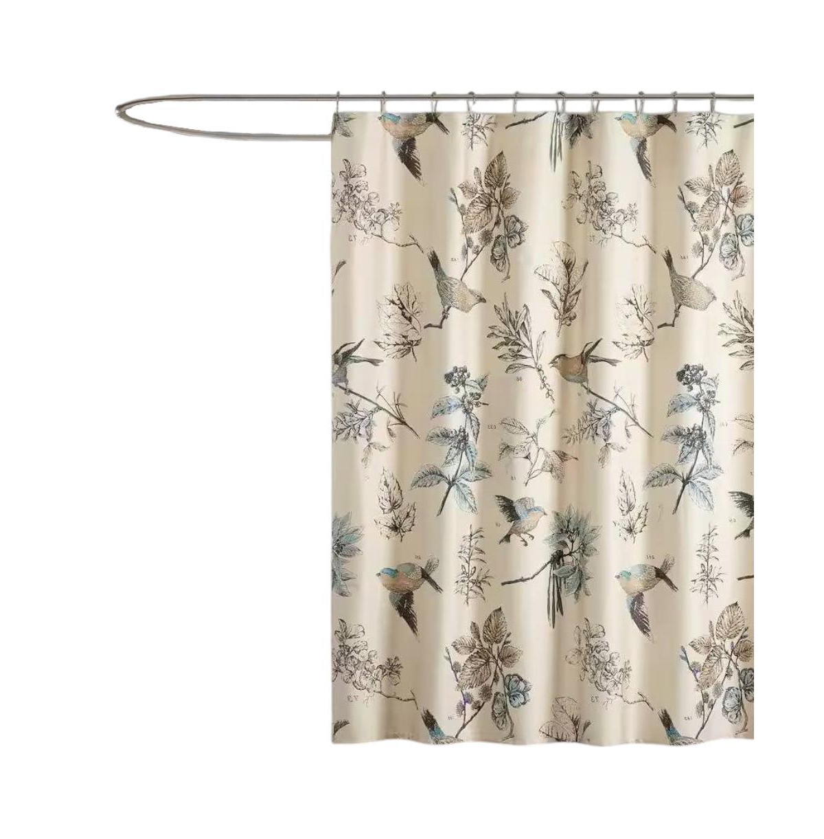 Click here for Slickblue 72-inch Beige Khaki Cotton Shower Curtai... prices