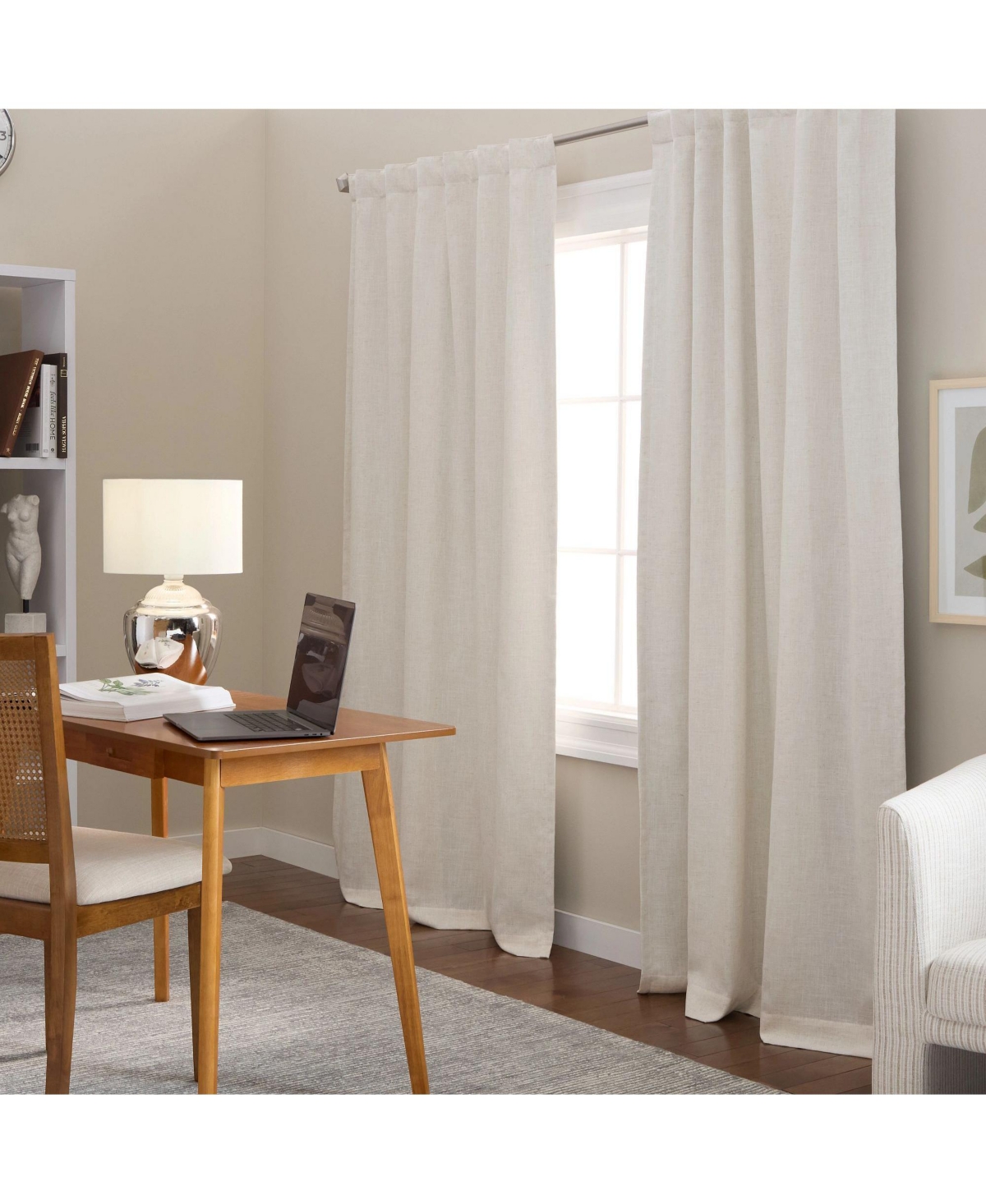 Click here for Town & Country Luxe Arlo Linen Solid Linen 100 Bla... prices