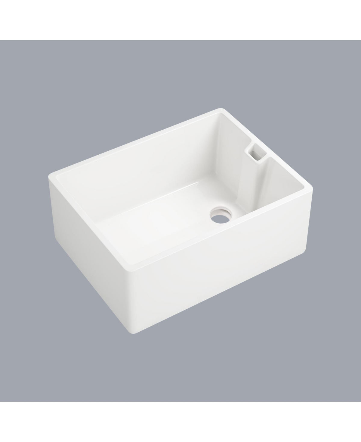 Click here for flynama 23.6x18inch White Ceramic Kitchen Sink Sin... prices