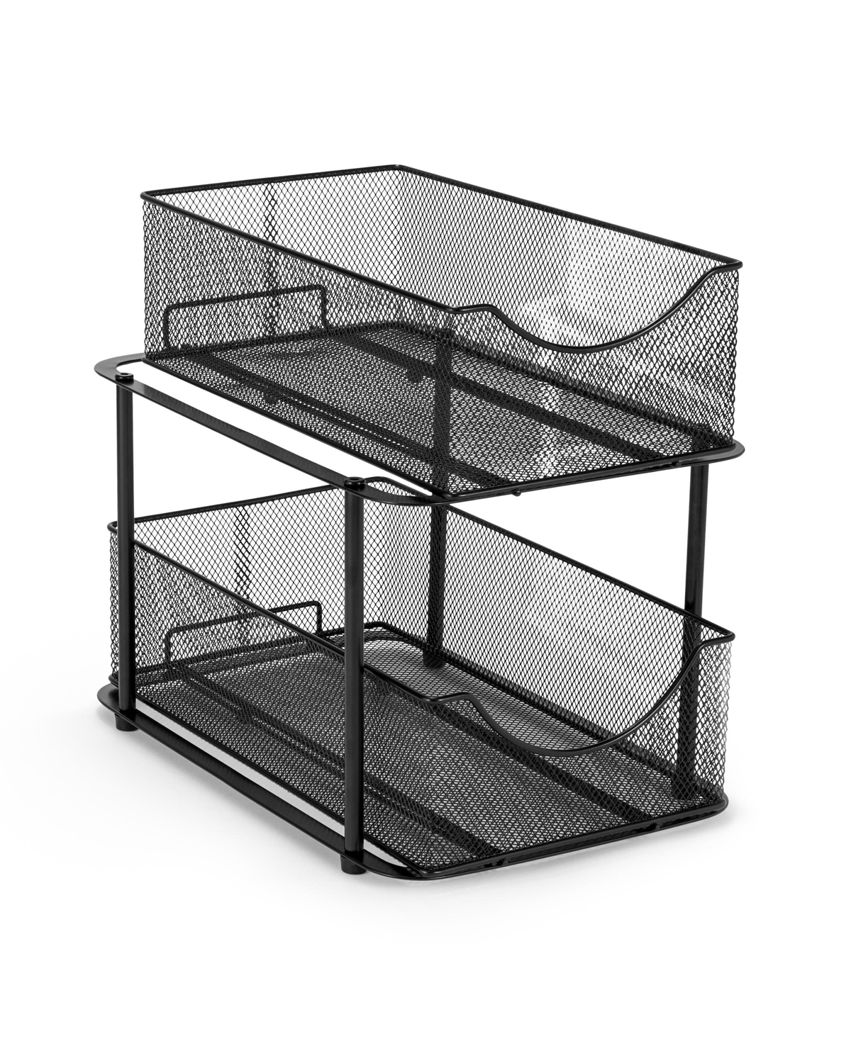 Click here for Sorbus 2 Tier Baskets with Mesh Sliding Drawers -... prices