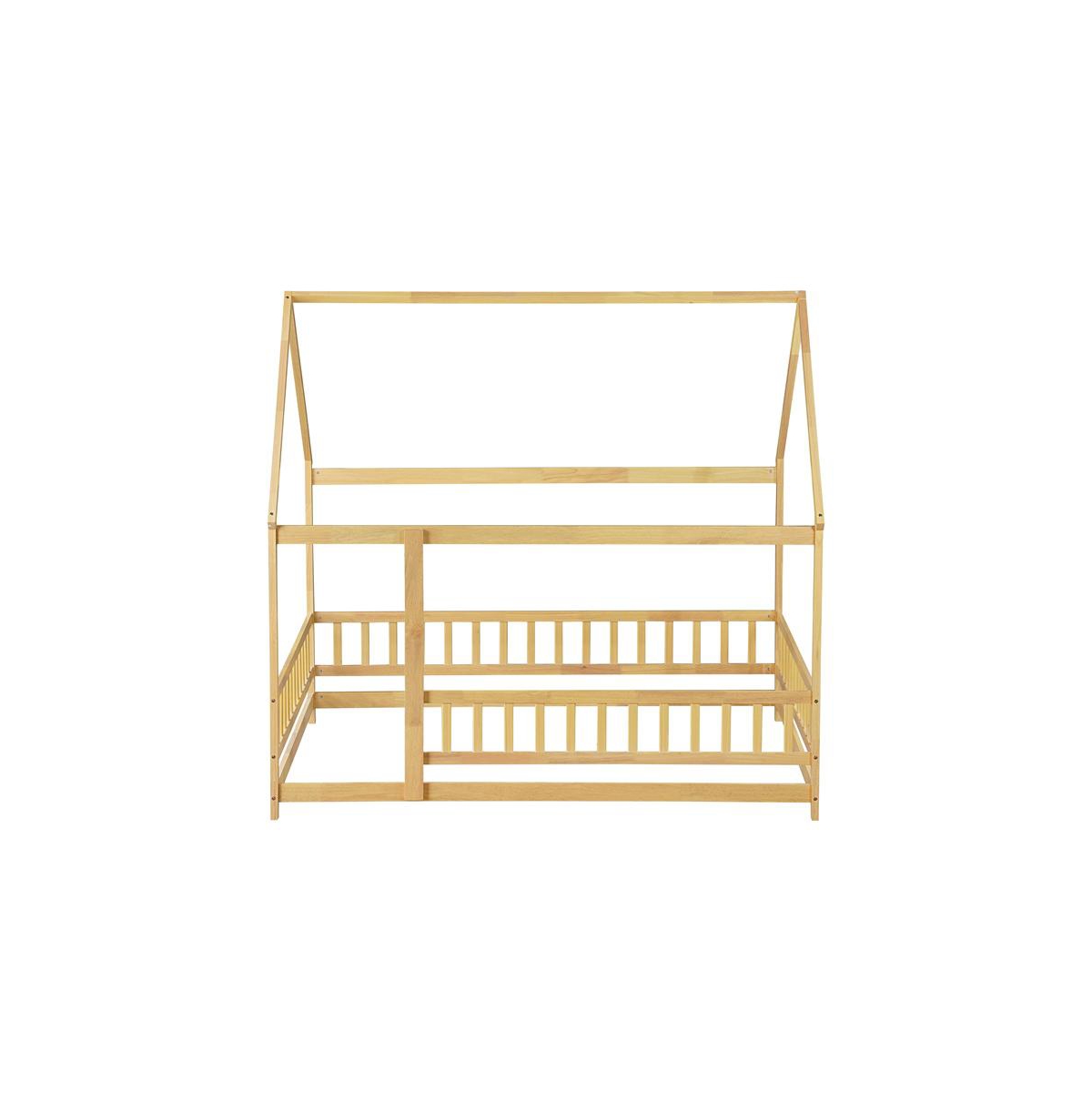 Click here for Cesicia Full Size House Floor Bed with Roof Frame... prices