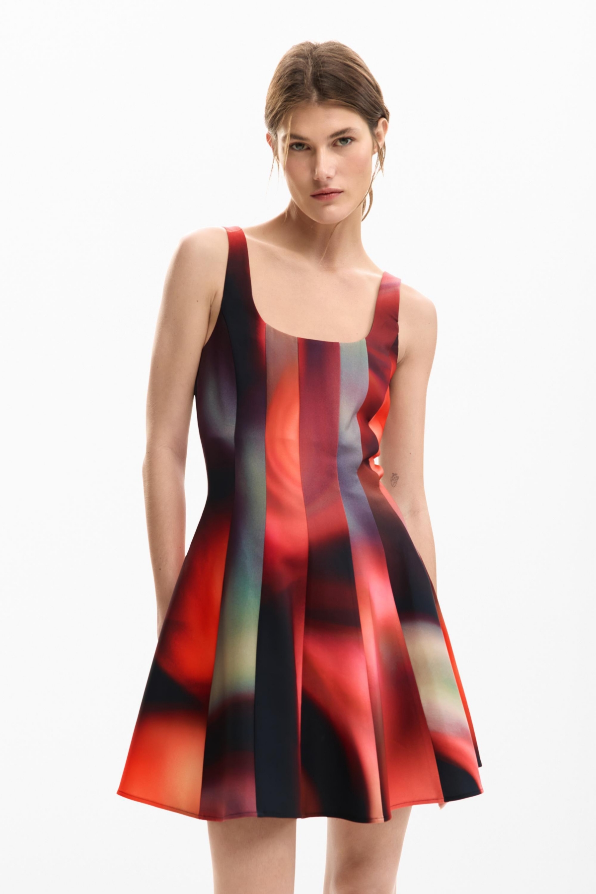 Click here for Desigual Womens Short dress panels - Black prices