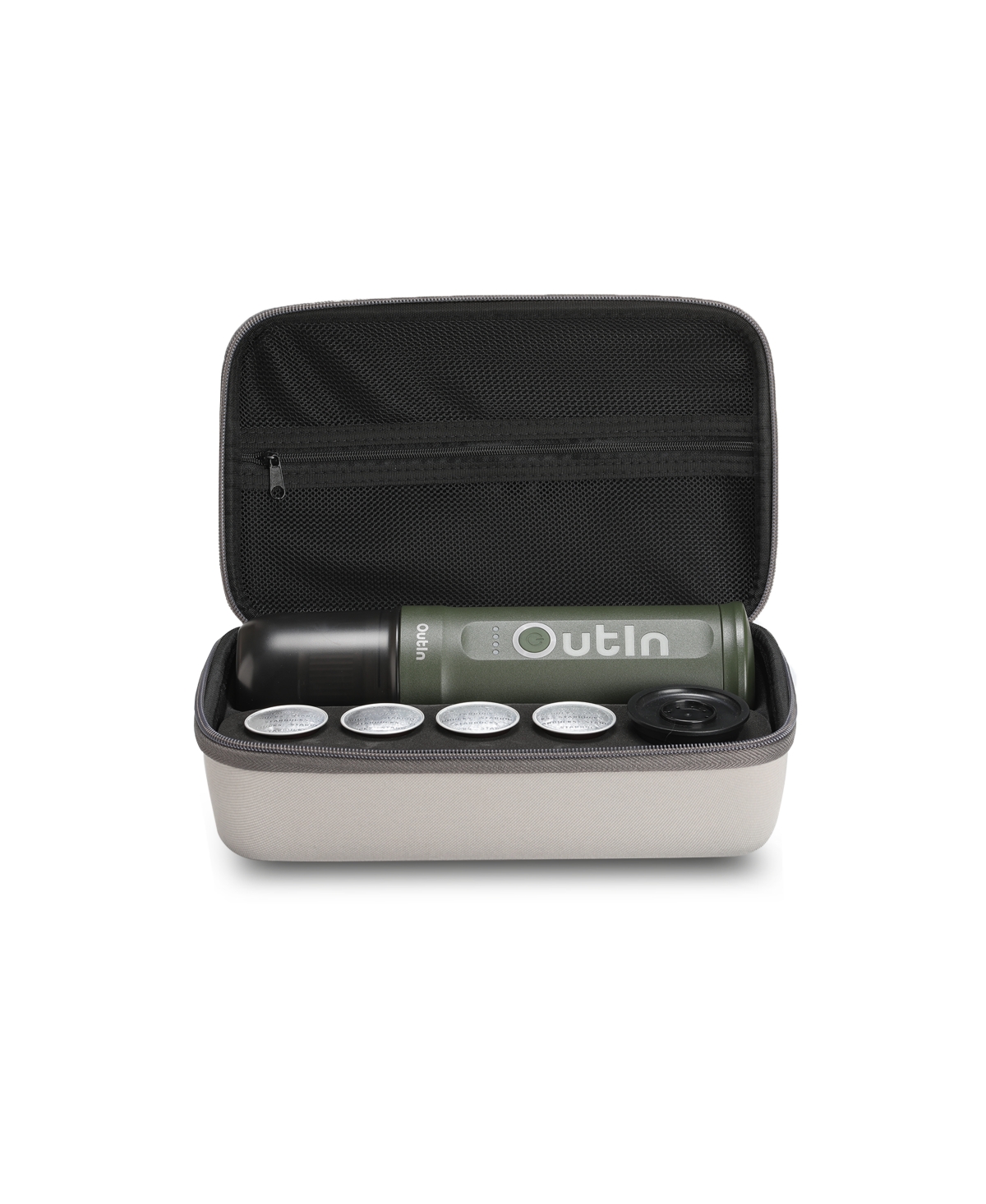 Click here for OutIn Nano Traveler Espresso Gift Set (Forest Gree... prices