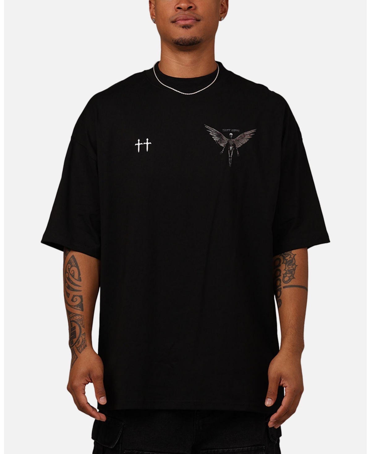 Click here for Saint Morta Mens Momento Mori Mock T-Shirt prices