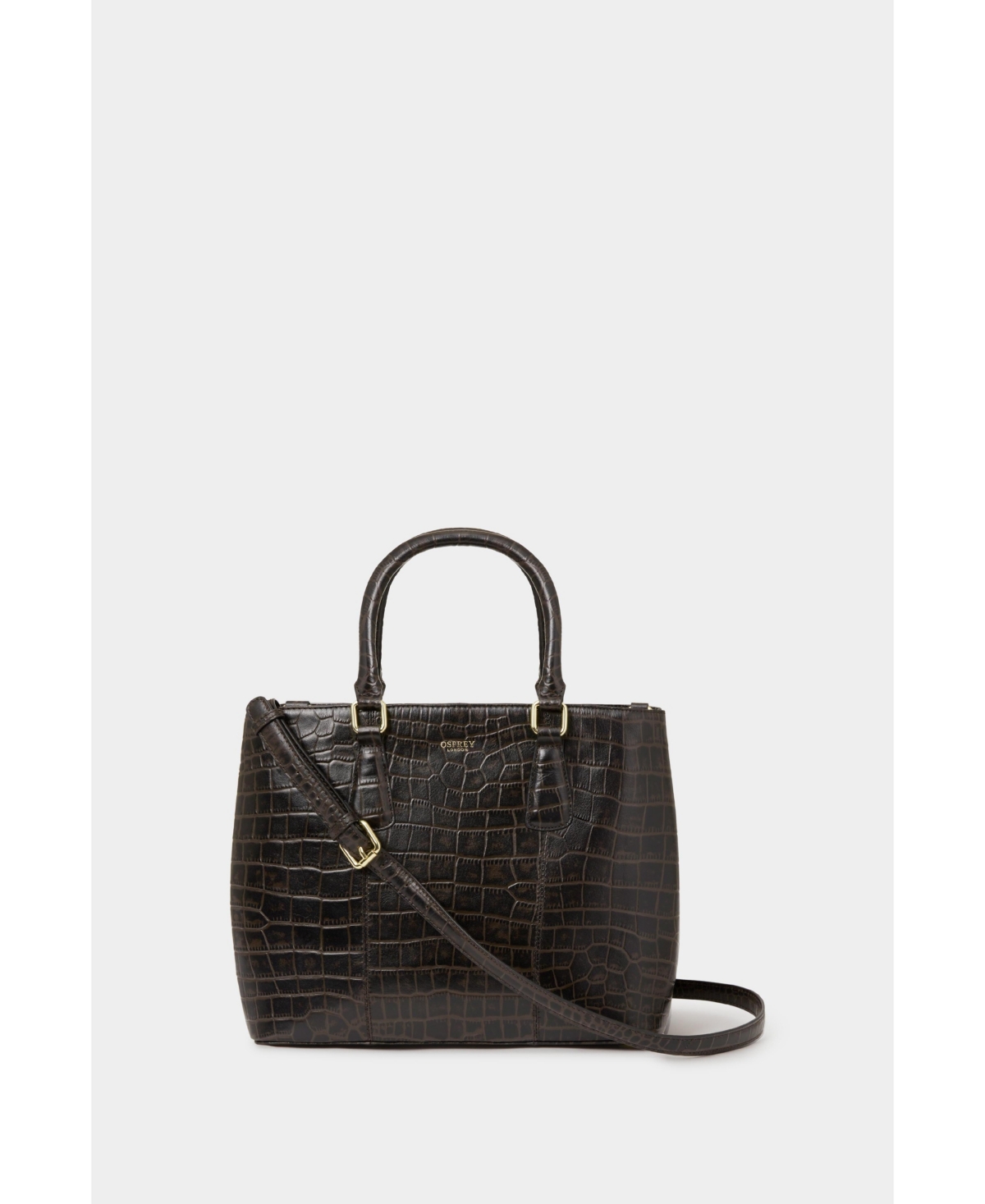 Click here for Osprey London The Adaline Leather Workbag - Chocol... prices