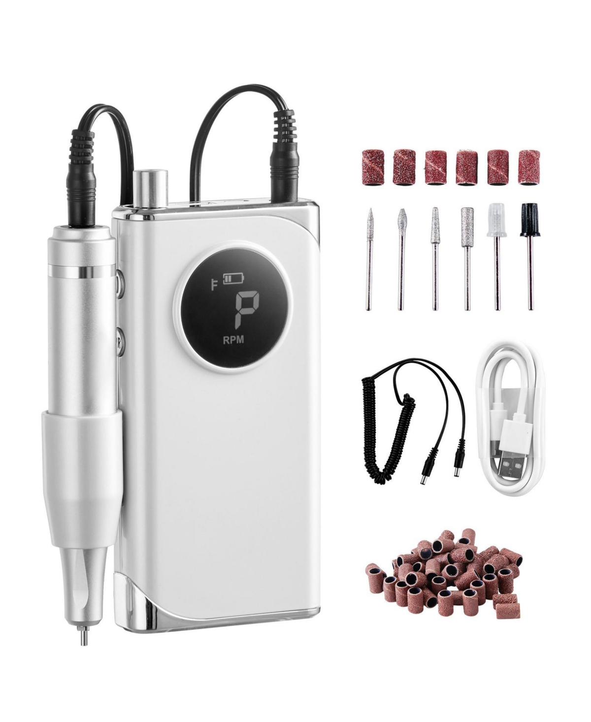 Click here for Mecale 40 000RPM Cordless Nail Drill  Lcd Display... prices