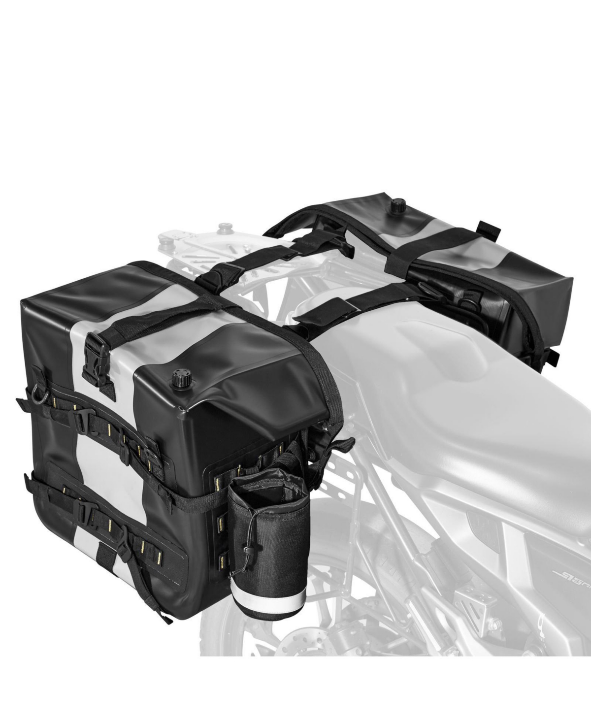 Click here for Mecale 56L Motorcycle Saddlebag Set (28L x2)  Wate... prices