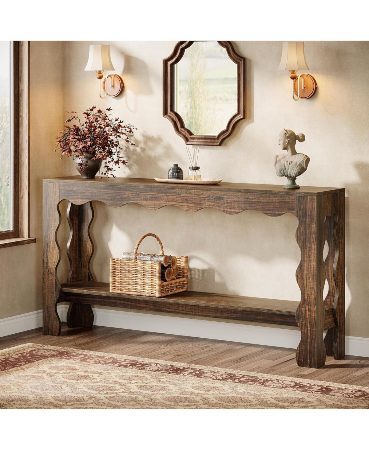 Click here for Tribesigns 63" Narrow Long Entryway Table  2-... prices