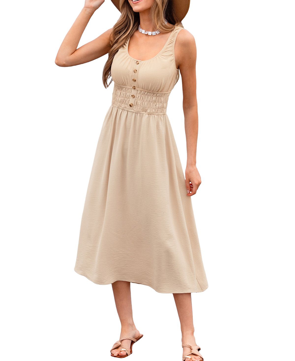 Click here for Cupshe Womens Slow Living Vacation Dress - White prices
