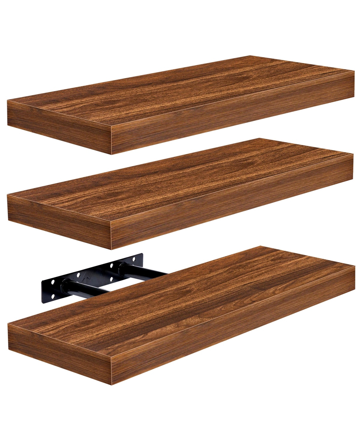 Click here for 3 Pack 16 Inch Sorbus Long Floating Wall Shelves f... prices