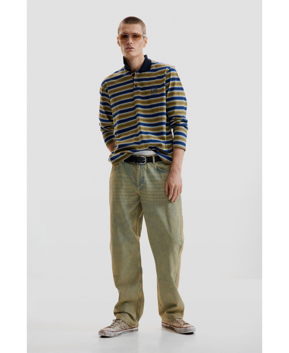 Click here for Desigual Mens Dyed denim Jeans - Military green prices