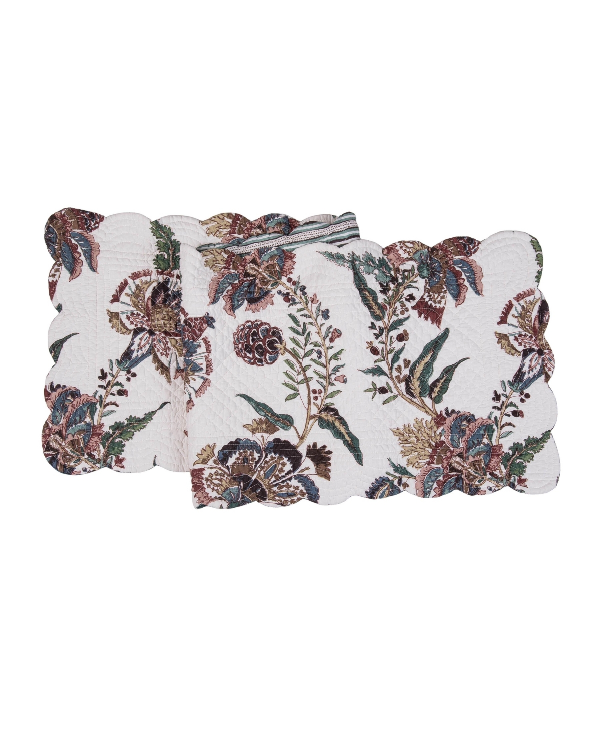 Click here for C&F Home Braelyn Abstract Botanical Quilted Table... prices