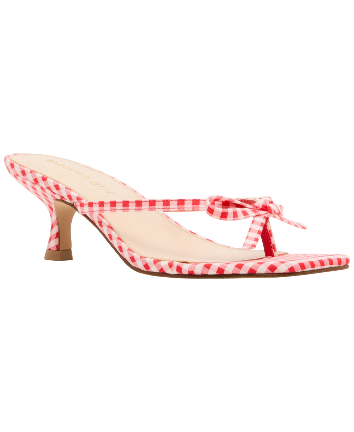 Click here for Madden Girl Charlotte Kitten-Heel Bow Dress Sandal... prices