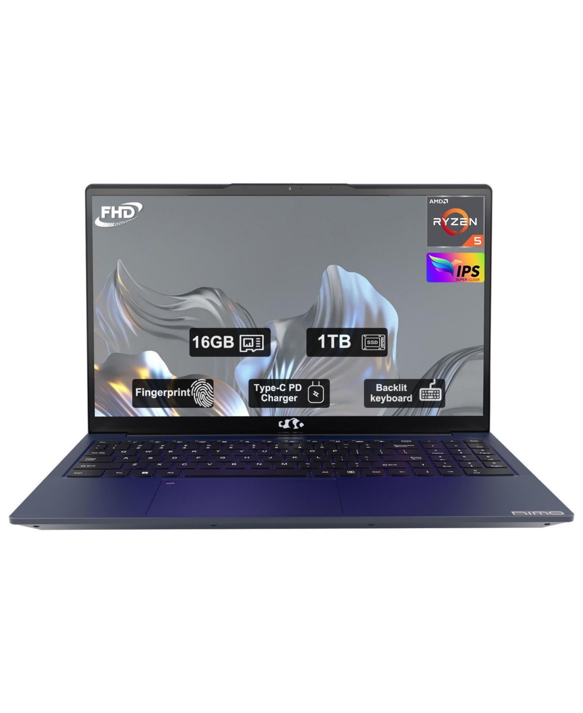 Click here for Nimo 15.6 Fhd Ips Laptop-Computer Amd Ryzen 5 16GB... prices