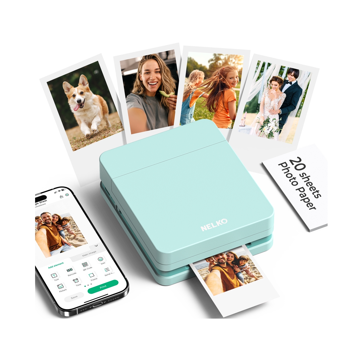 Click here for Nelko PP01 Bluetooth Wireless Portable Smartphone... prices