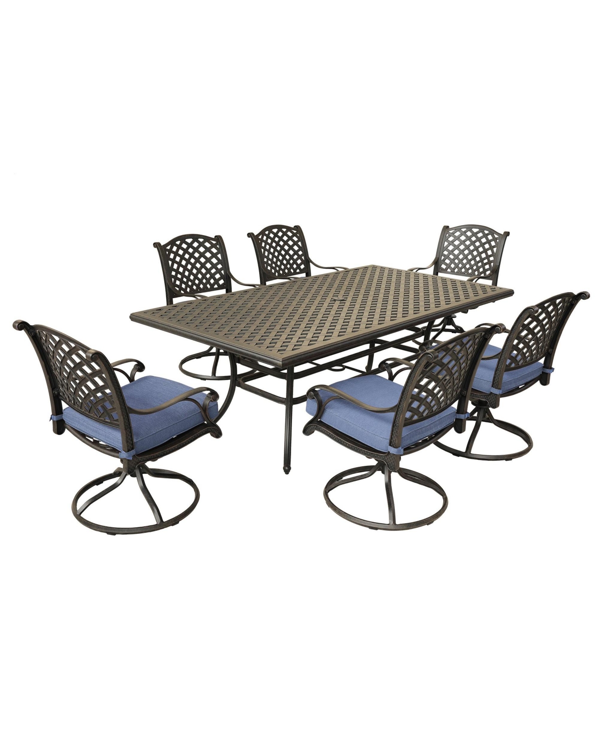 Click here for Mondawe Outdoor Rectangular 6 - Person 85.83"... prices