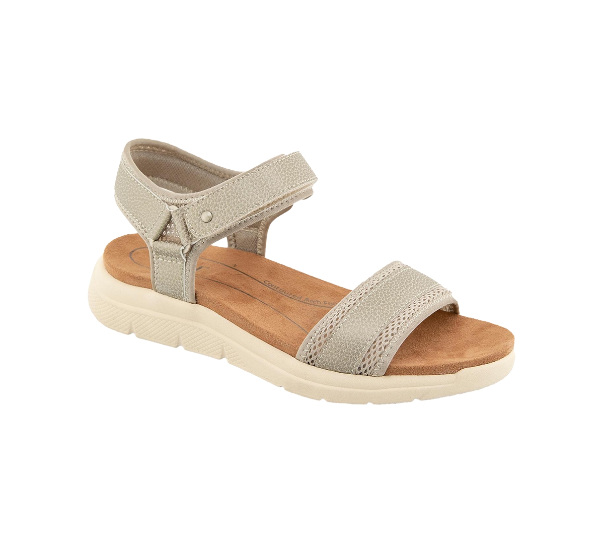 Click here for Jbu Womens Ellewood Round Toe Flat Sandals - Champ... prices