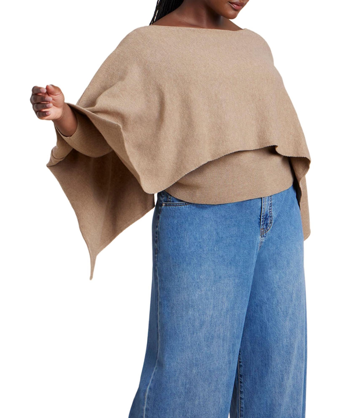 Click here for Eloquii Womens Plus Size Sweater Ribbed Tube Top -... prices