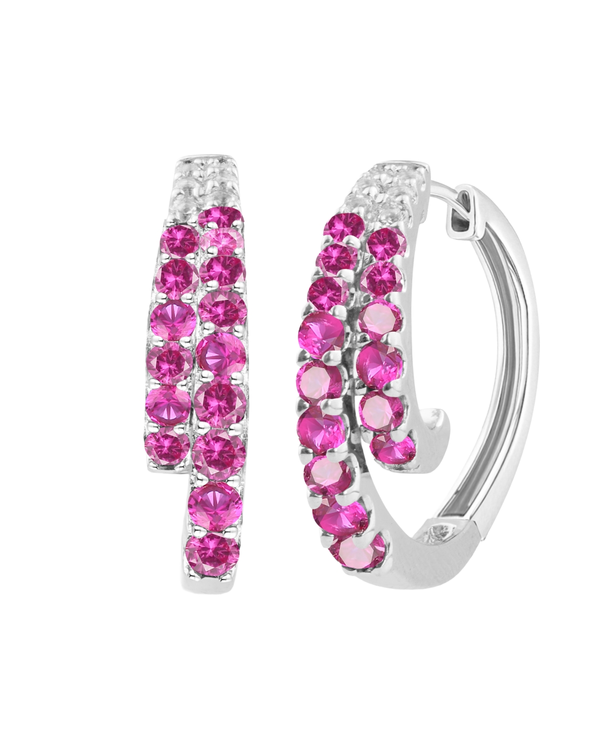 Click here for Macys Lab-Grown Ruby (1 ct. t.w.) and White Sapphi... prices
