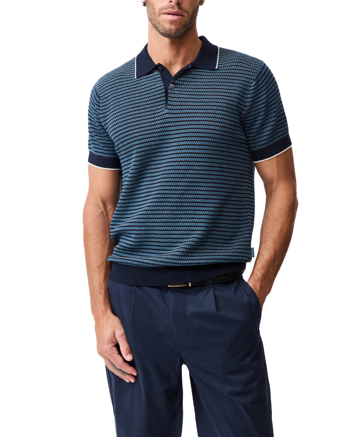 Click here for Rodd & Gunn Mens Oyster Island Knit Polo Shirt - T... prices