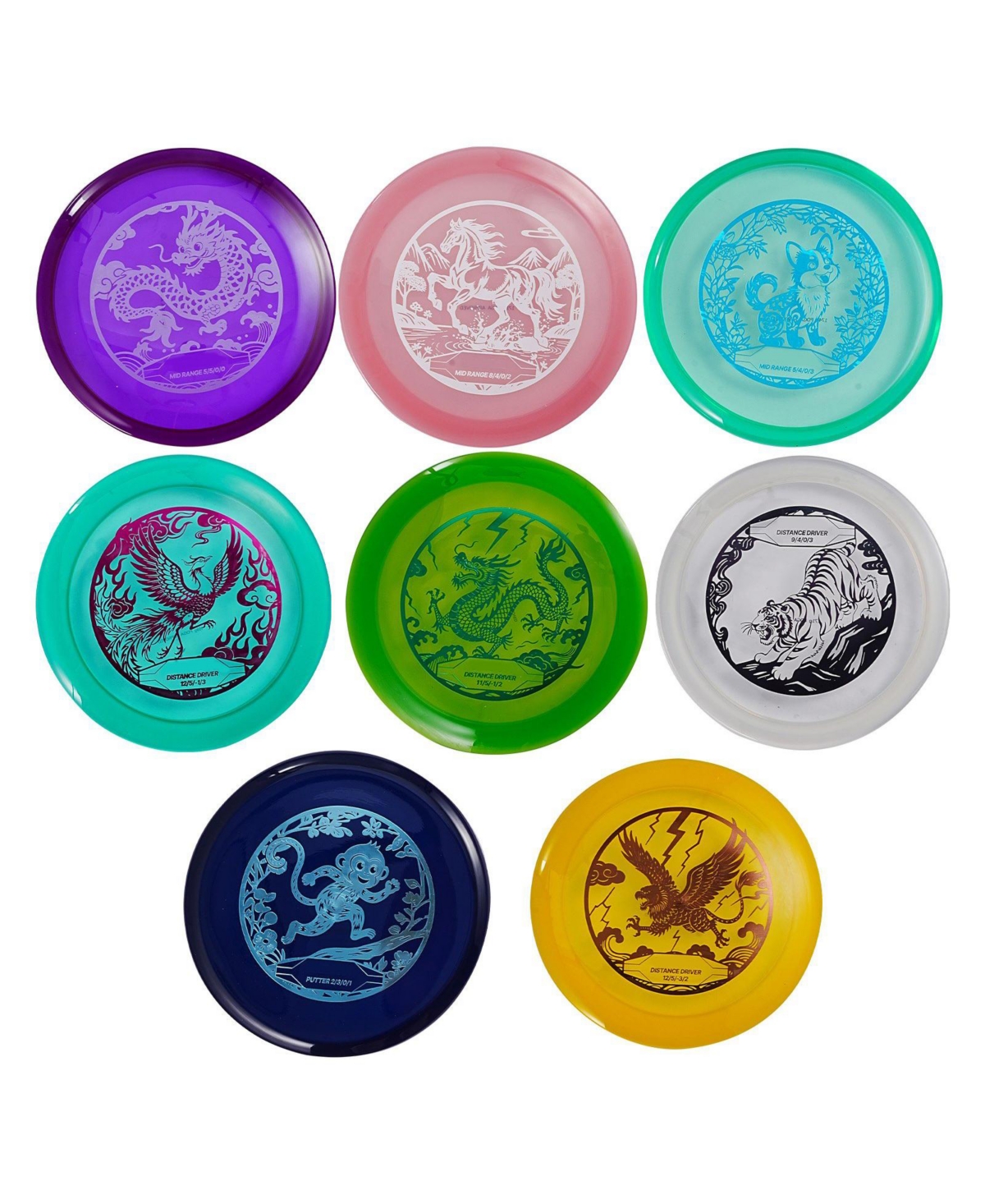 Click here for Sugift Disc Golf Set 8-Pack Starter Discs with Put... prices