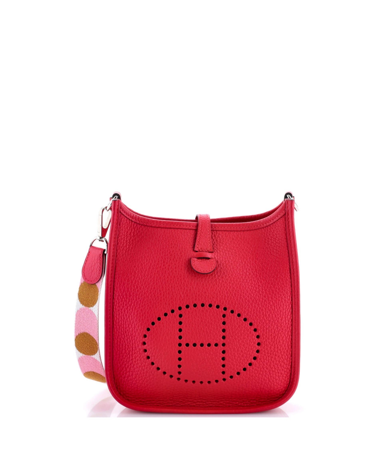 Click here for Pre-Owned HERMES Tpm Evelyne Bag Gen Iii Clemence... prices