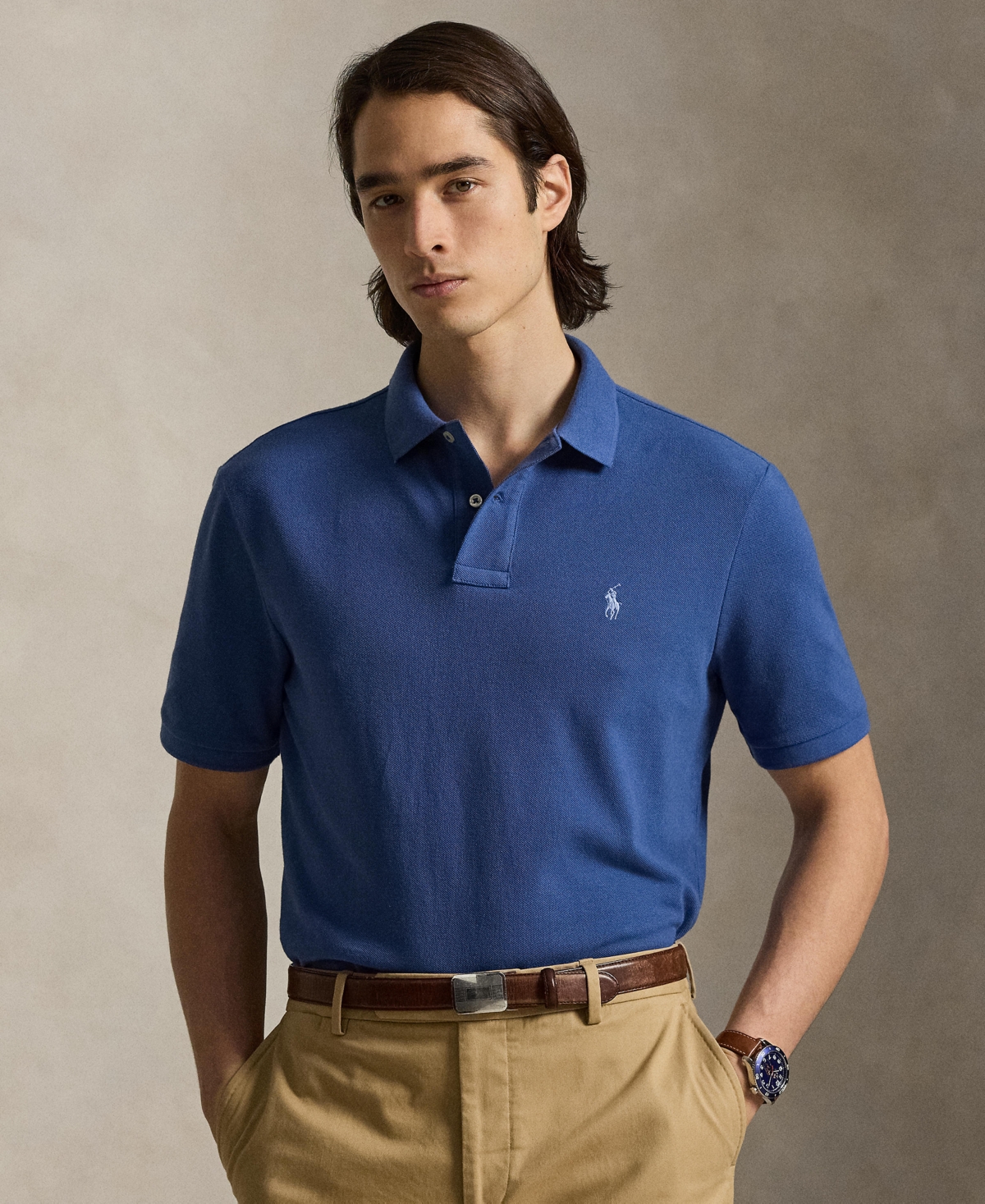 Click here for Polo Ralph Lauren Mens Classic-Fit Cotton Polo Shi... prices