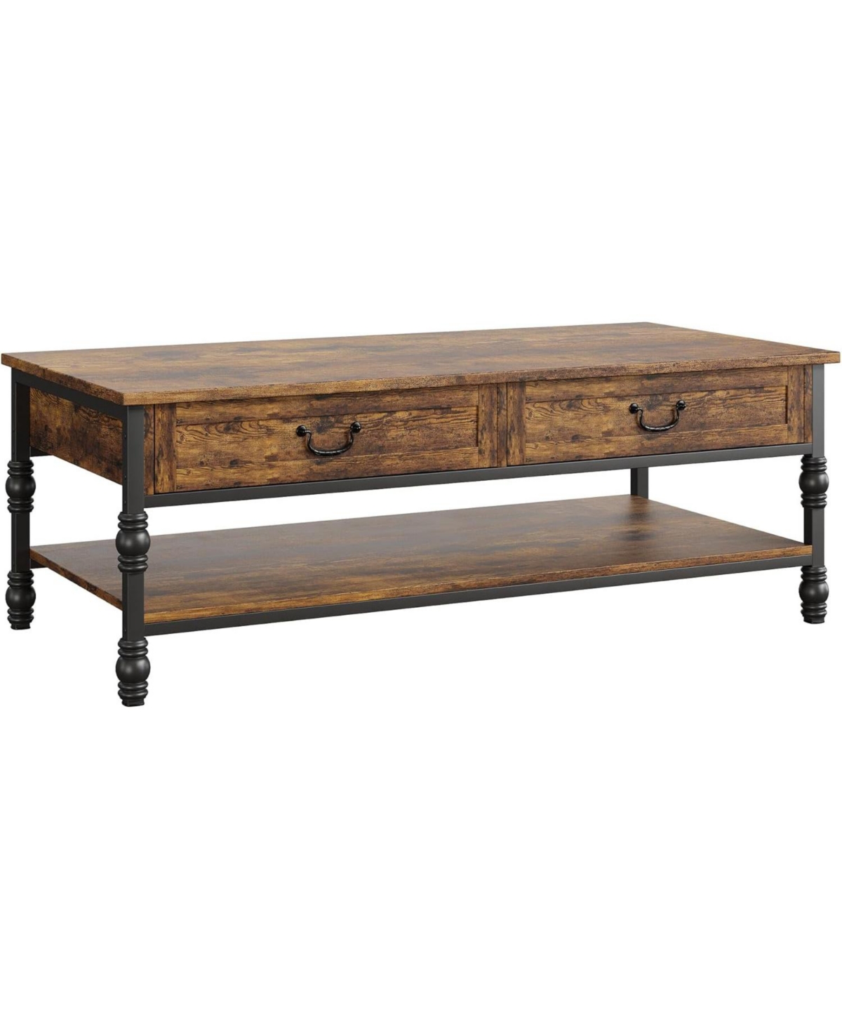 Click here for gaomon 41" Coffee Table with 2 Storage Drawer... prices