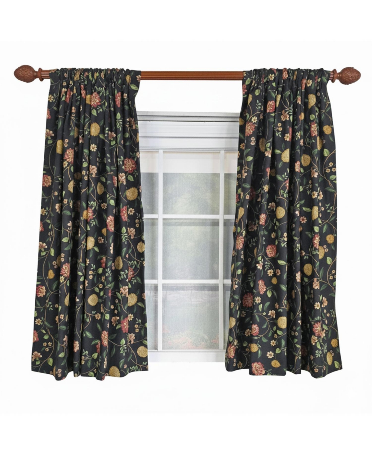 Click here for Rlf Home NightFall 100 Cotton Rod Pocket Window Cu... prices