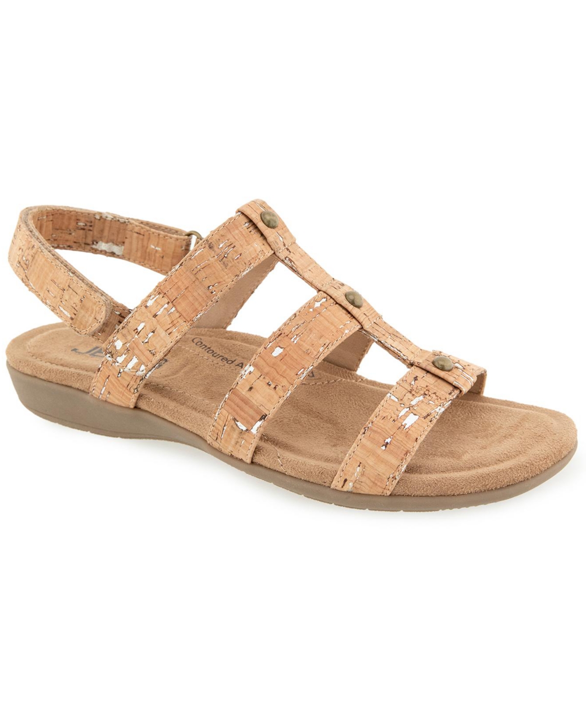 Click here for Jbu Womens Vega Casual Flat Sandals - Cork prices