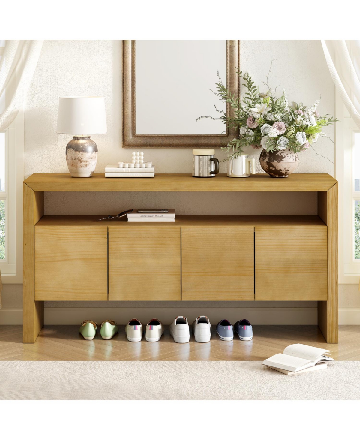 Click here for Streamdale Furniture Modern Wood Sideboard - Natur... prices