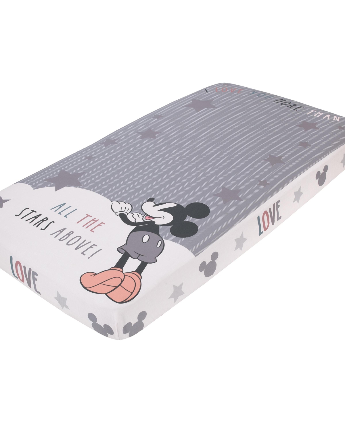 Click here for NoJo Disney Mickey Mouse Love Mickey Gray  White... prices