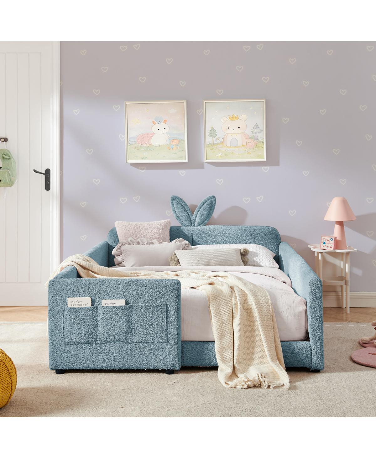 Click here for Streamdale Furniture Boucle Rabbit Ear Platform Be... prices