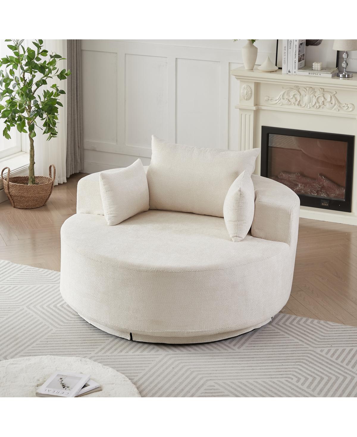 Click here for Streamdale Furniture 55"L Chenille Foam Singl... prices