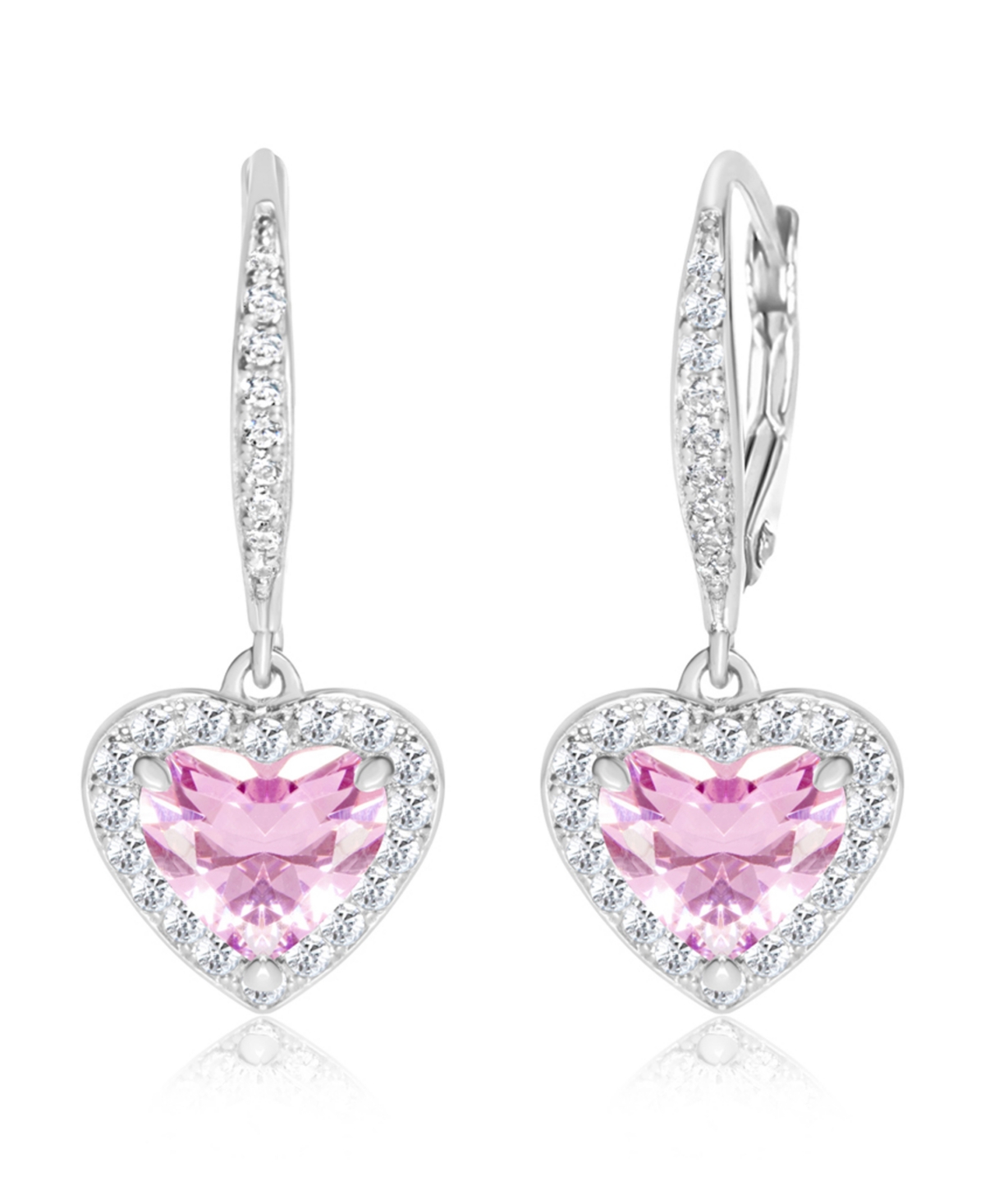 Click here for Chanteur/Girl/Heart Pink Crystal White Gold Pallad... prices
