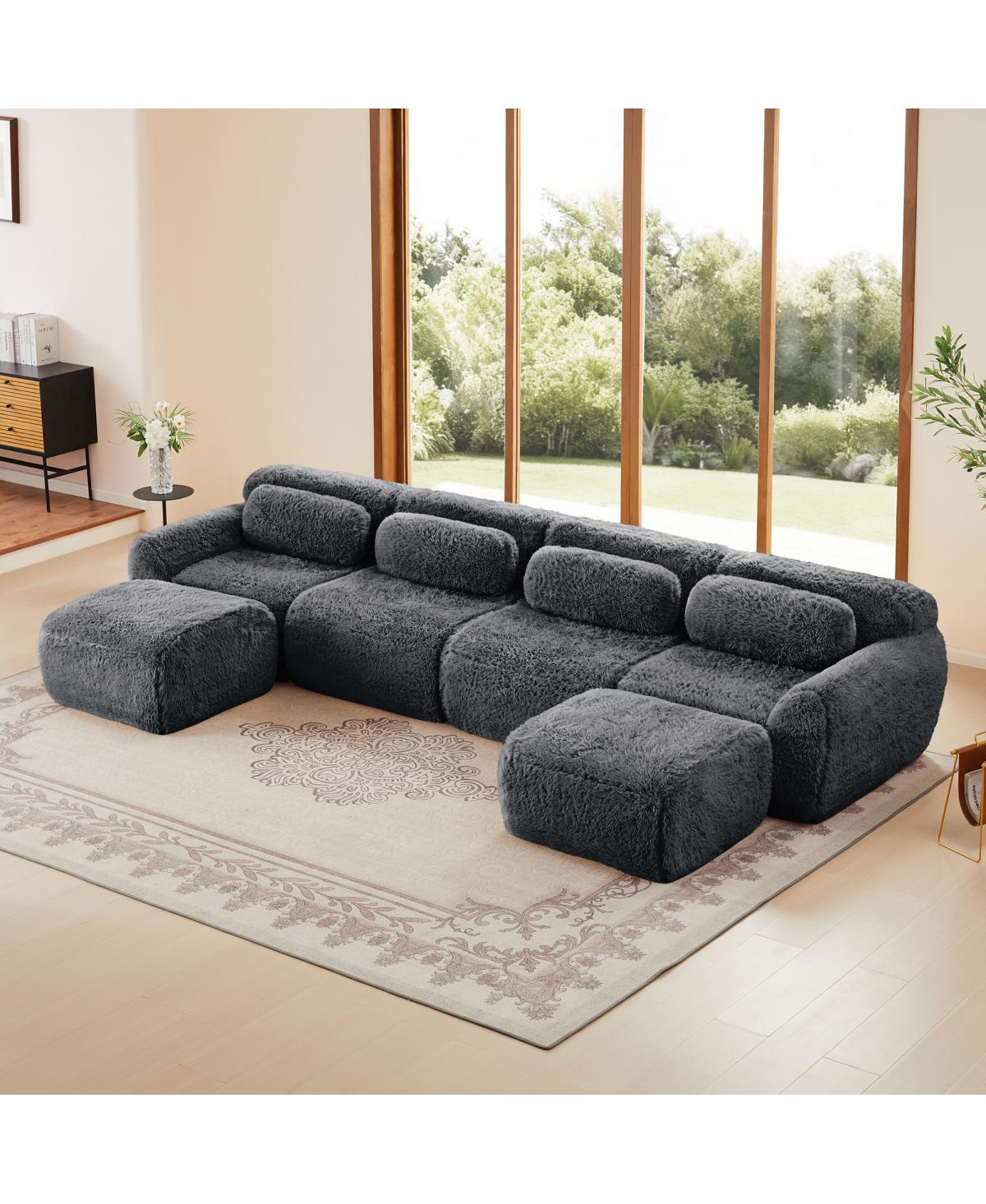 Click here for Streamdale Furniture U-shaped Boneless Sofa  32D H... prices