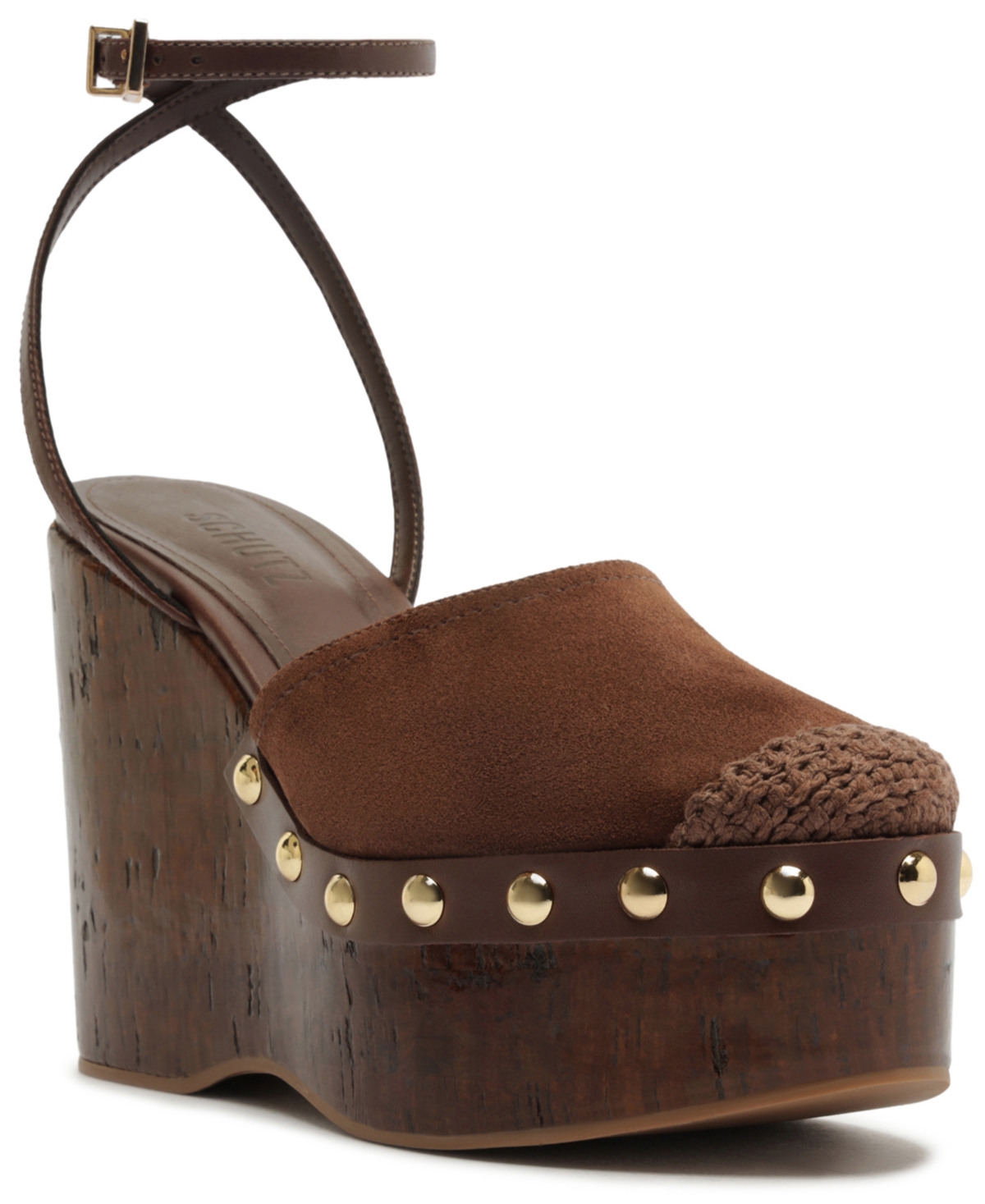 Click here for Schutz Womens Kayana Round Toe Wedge Sandals - Roo... prices