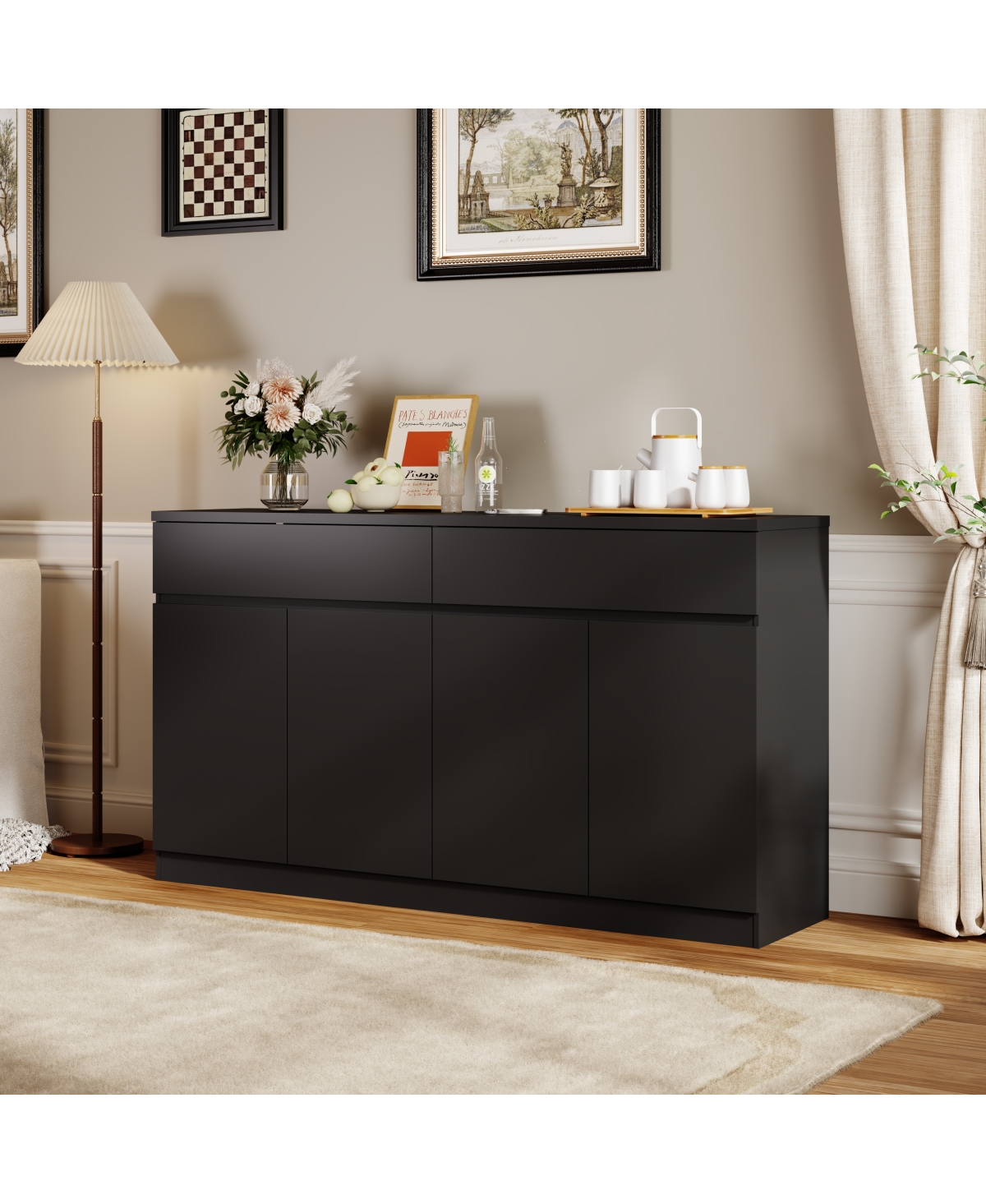 Click here for Streamdale Furniture Sideboard Buffet Cabinet with... prices