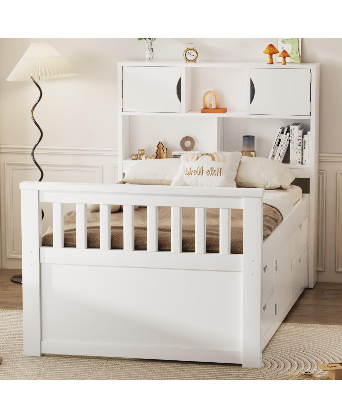 Click here for Streamdale Furniture Twin Captain Platform Bed Fra... prices